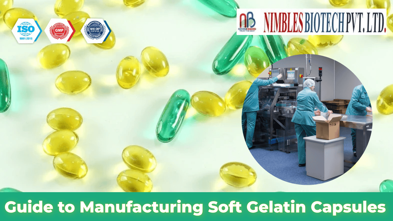 Guide to Manufacturing Soft Gelatin Capsules - Nimbles Biotech